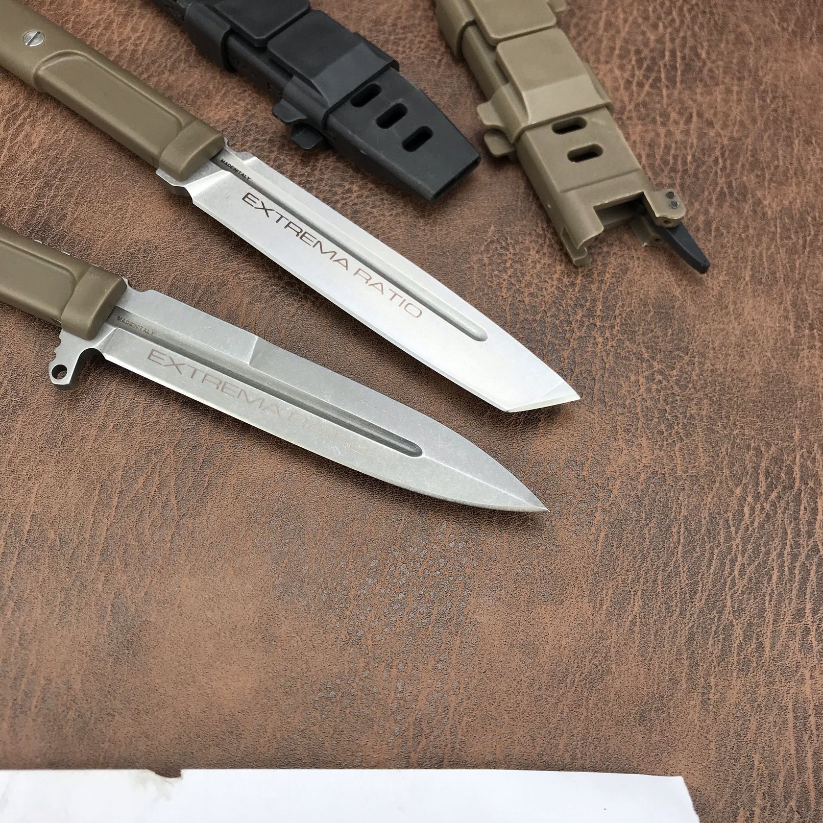 Fixed Blade Stiletto Knives Nylon Glass Fiber Handle EDC Outdoor ...